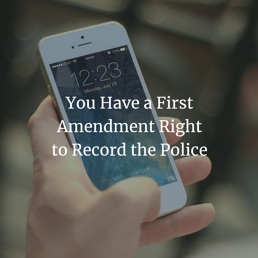 Is it Legal or Illegal to Record the Police? | Rigney Law